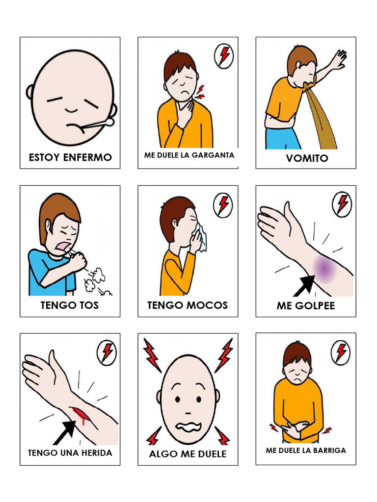 ENFERMITO PICTOGRAMAS | PDF