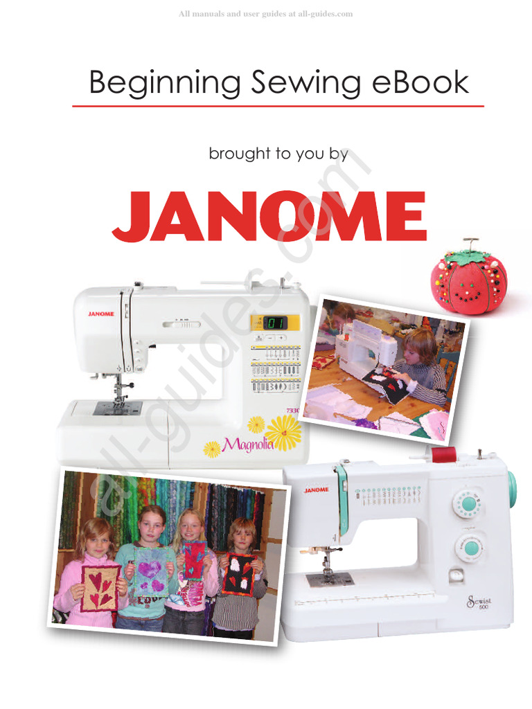 Janome Sewist 500 Sewing Machine Instruction Manual | PDF | Sewing ...