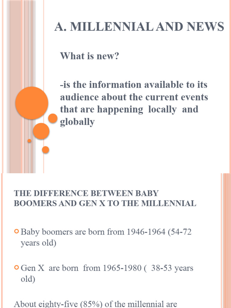 Millennials and News | PDF | Popular Culture & Media Studies | Social Media