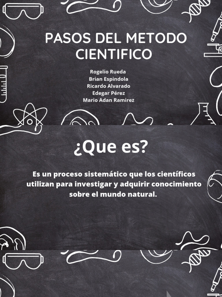 Pasos Del Metodo Cientifico | PDF