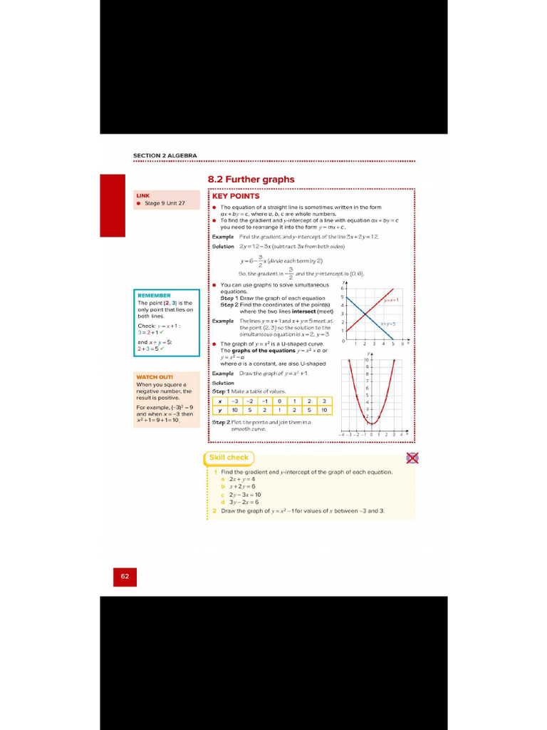 Graphs Cambridge Lower Secondary 9 | PDF
