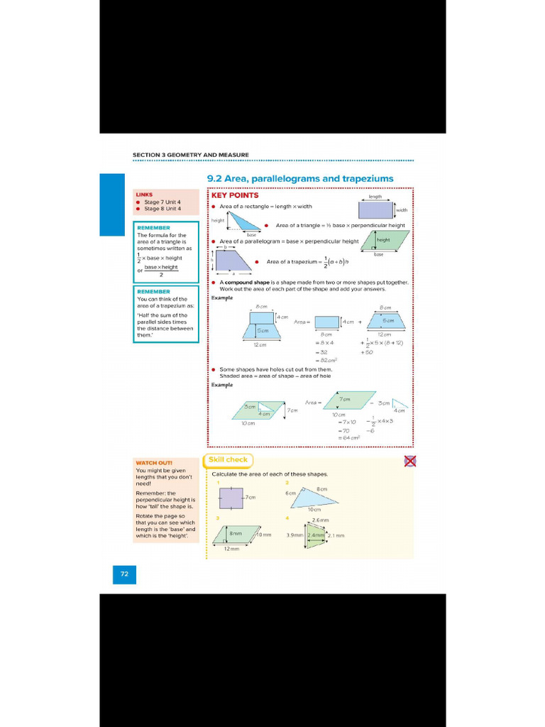 2D Shapes Cambridge Lower Secondary 9 | PDF