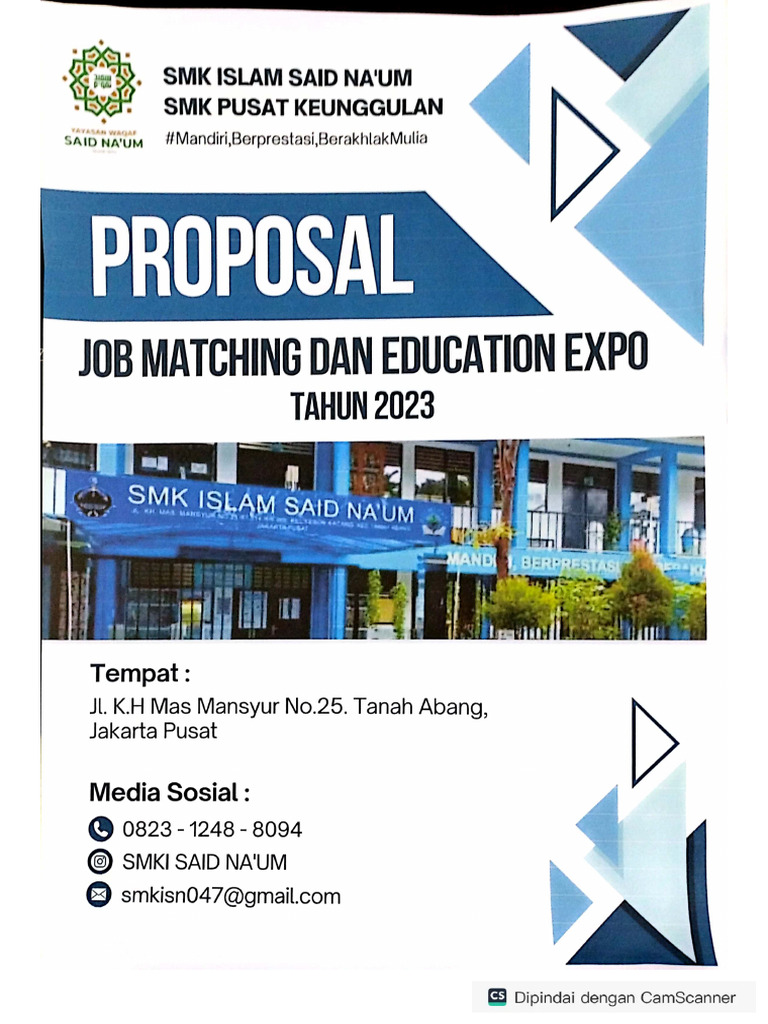 Proposal Job Fair Dan Education Expo | PDF