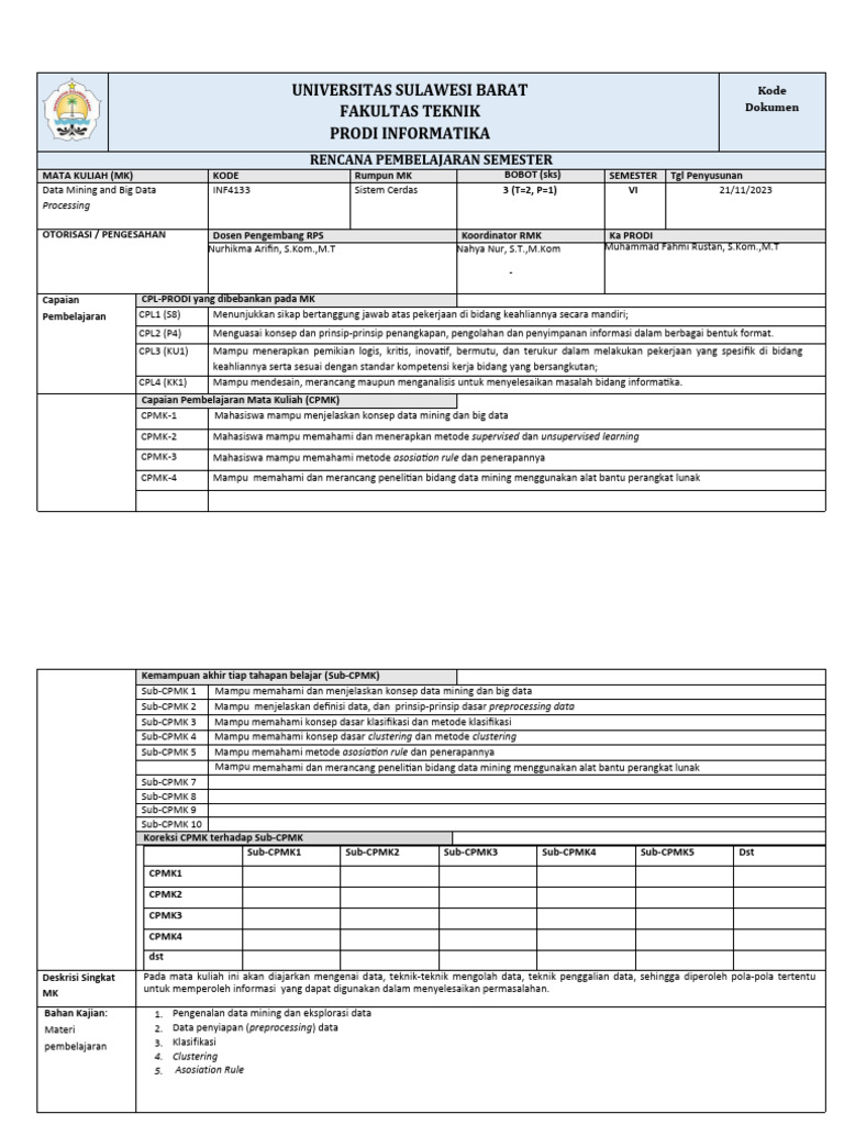 RPS Data Mining | PDF