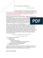 Machine Safety Risk Assessment | PDF | Risk | Occupational Safety And ...