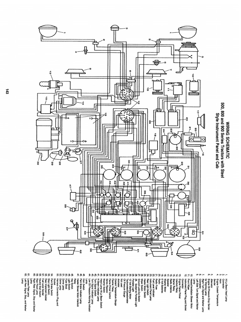 MTZ 500-800-900 Operator Manual Electric Chart - English | PDF
