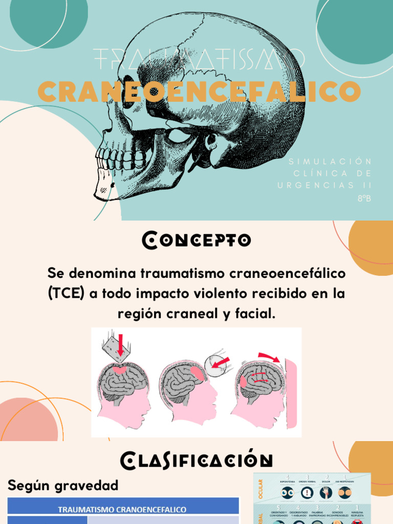 TCE | PDF | Sistema nervioso | Ciencias de la Salud