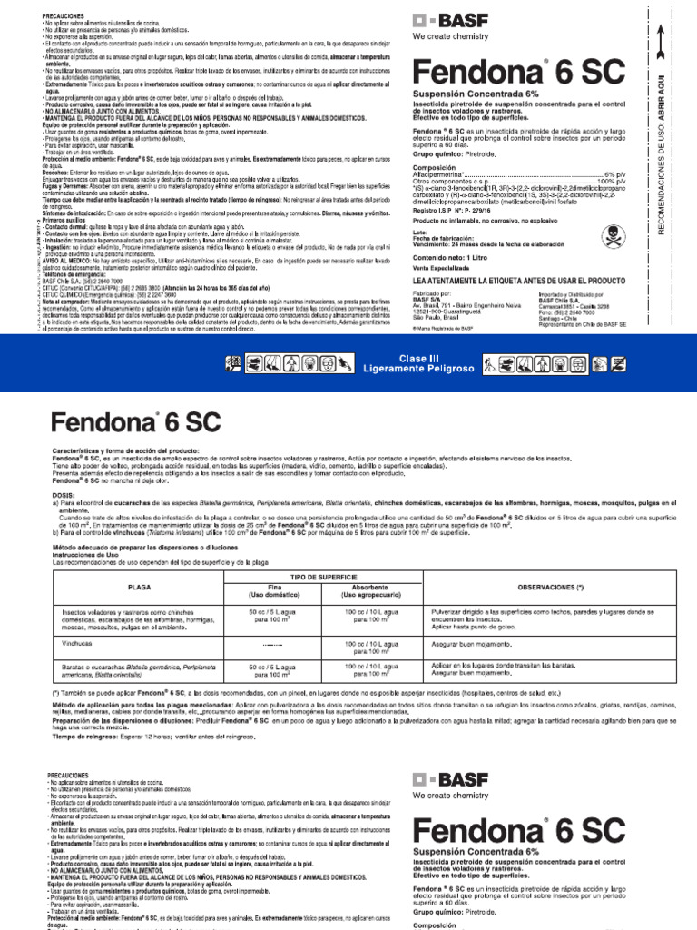 Etiqueta Fendona | PDF