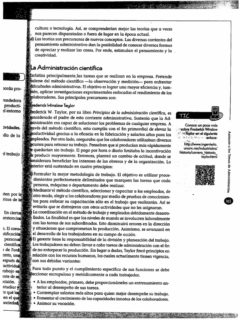 La Administracion Cientifica | PDF