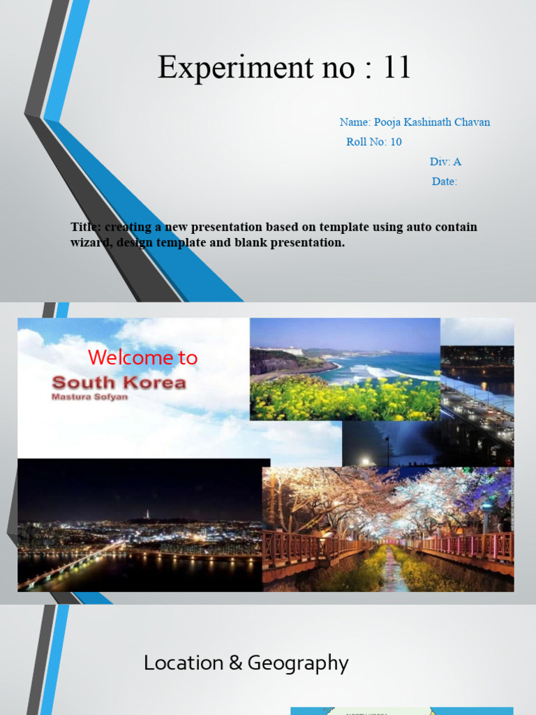 Experiment No 11 OA | PDF | Seoul | South Korea