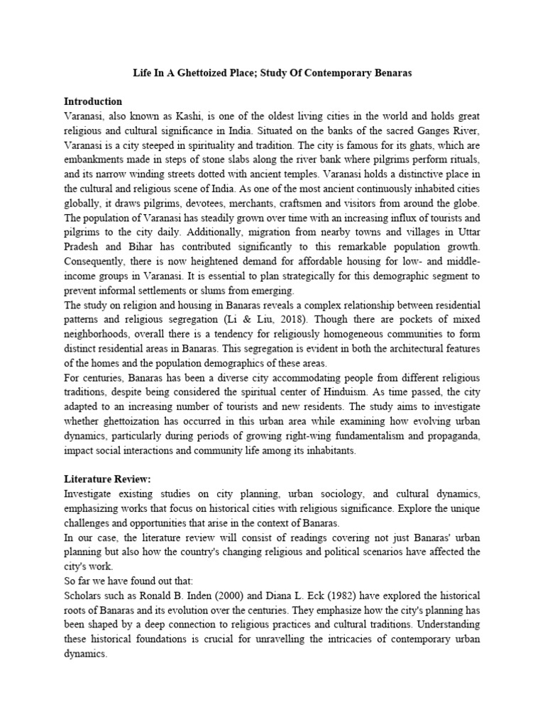 Life in A Ghettoized Place | PDF | Science