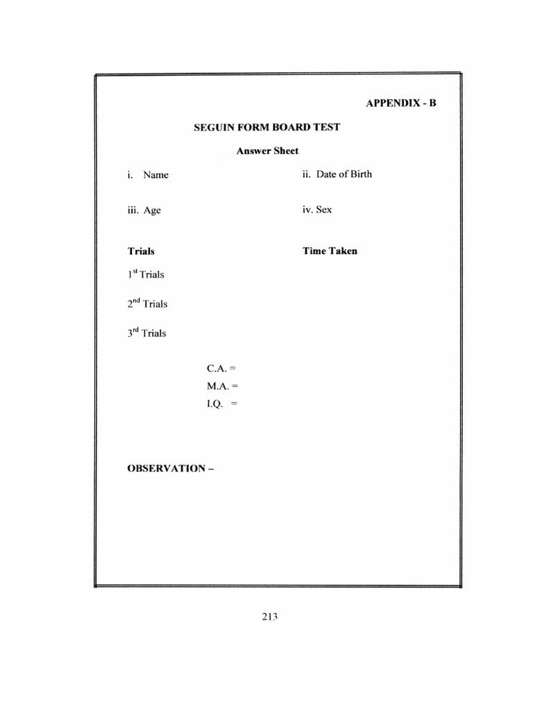 16 - Appendix B | PDF | Intelligence | Psychometrics