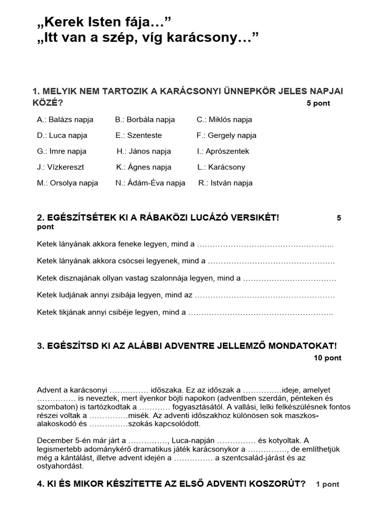 Kerek Isten Faja 6 | PDF