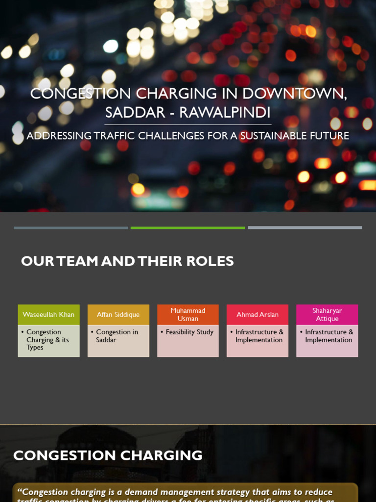 Congestion Charging in Downtown | PDF | Traffic Congestion | Air Pollution