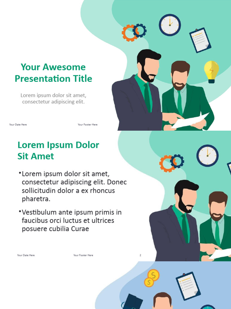Business People Template - by Showeet | PDF | Graphic Design ...