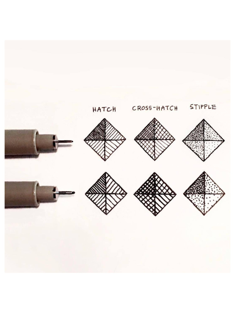 Crosshatching Technique by Bryan Schiavone | PDF