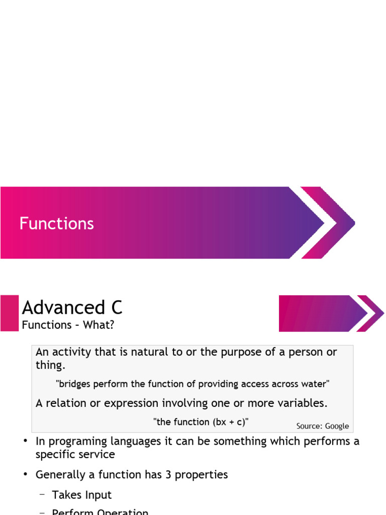 5 Functions Part1 Pdf Parameter Computer Programming Pointer Computer Programming 5419