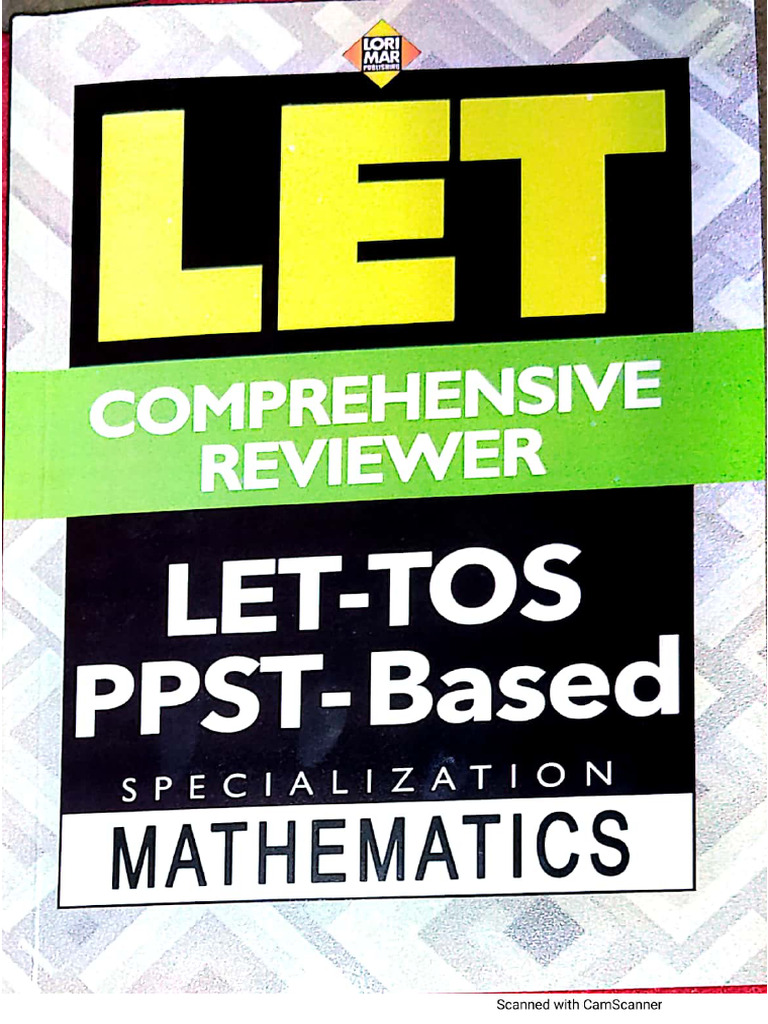 Lorimar Math Major PPST 2020 | PDF