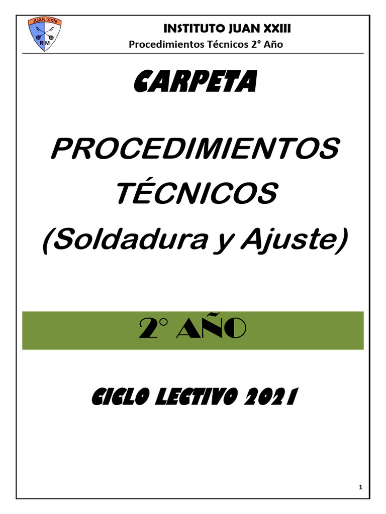 Procedimientos Tecnicos Soldadura | PDF | Soldadura | Construcción
