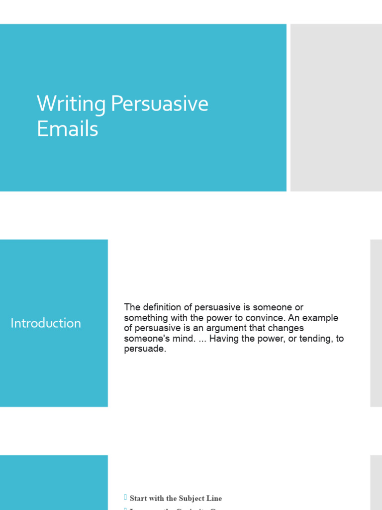 Persuasive Emails | PDF | Communication | Human Communication