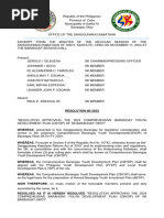 Barangay Appropriation Ordinance - Revised Blank | PDF | Budget ...