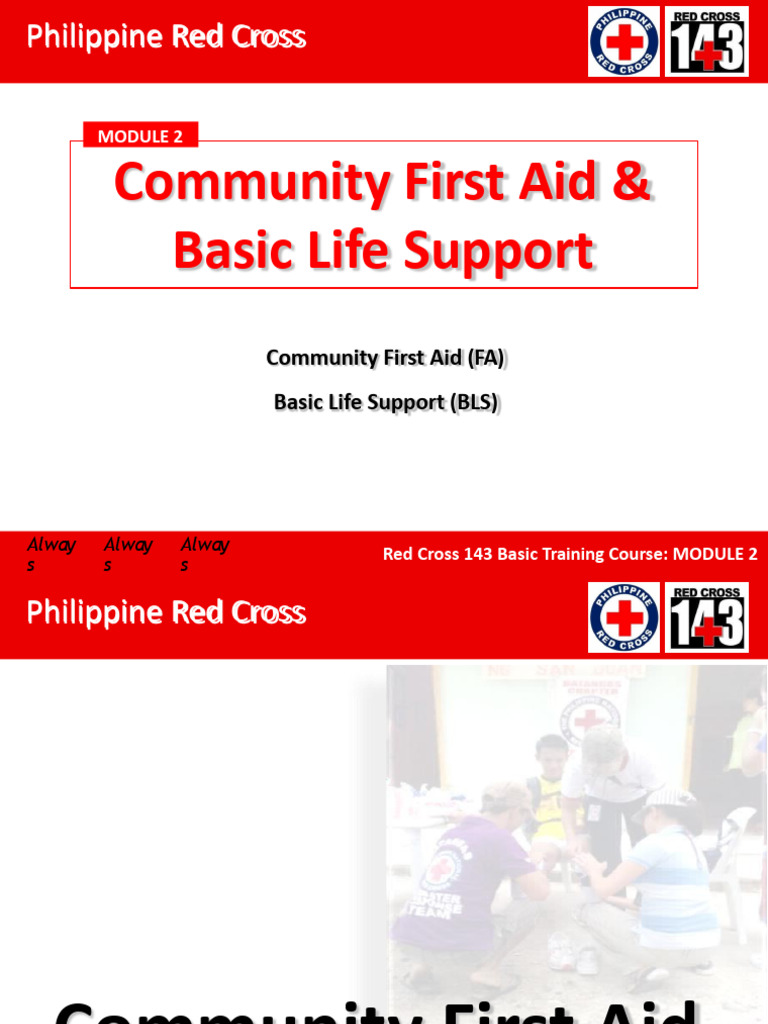Philippine Red Cross BLS CPR 1 | PDF | Cardiopulmonary Resuscitation ...