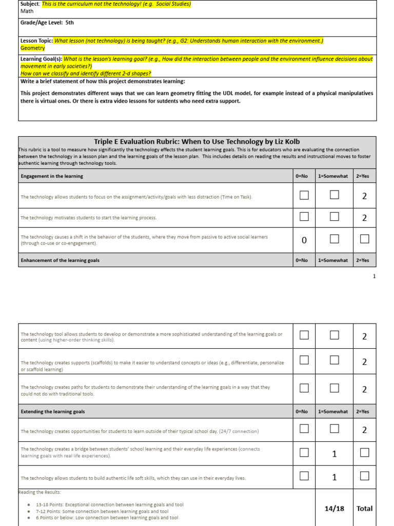 Reflecting On Tech Form 2 | PDF | Learning | Information