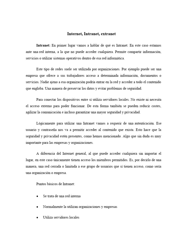 Conclusión Internet | PDF | Internet | Red de computadoras