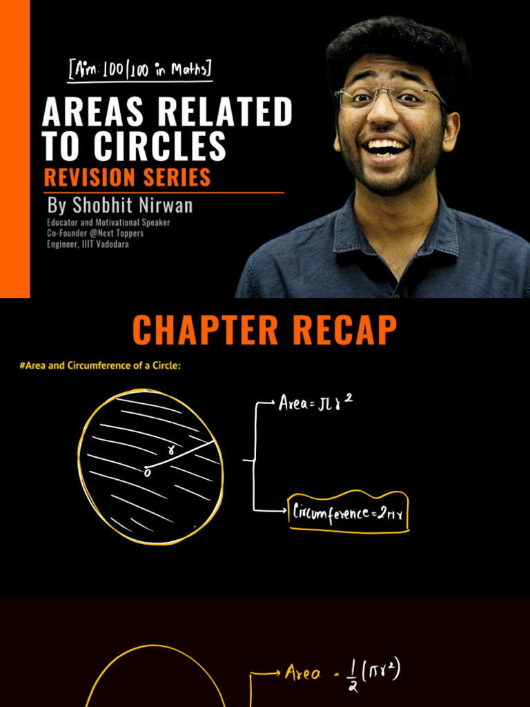 Day6 Areas Related To Circles | PDF