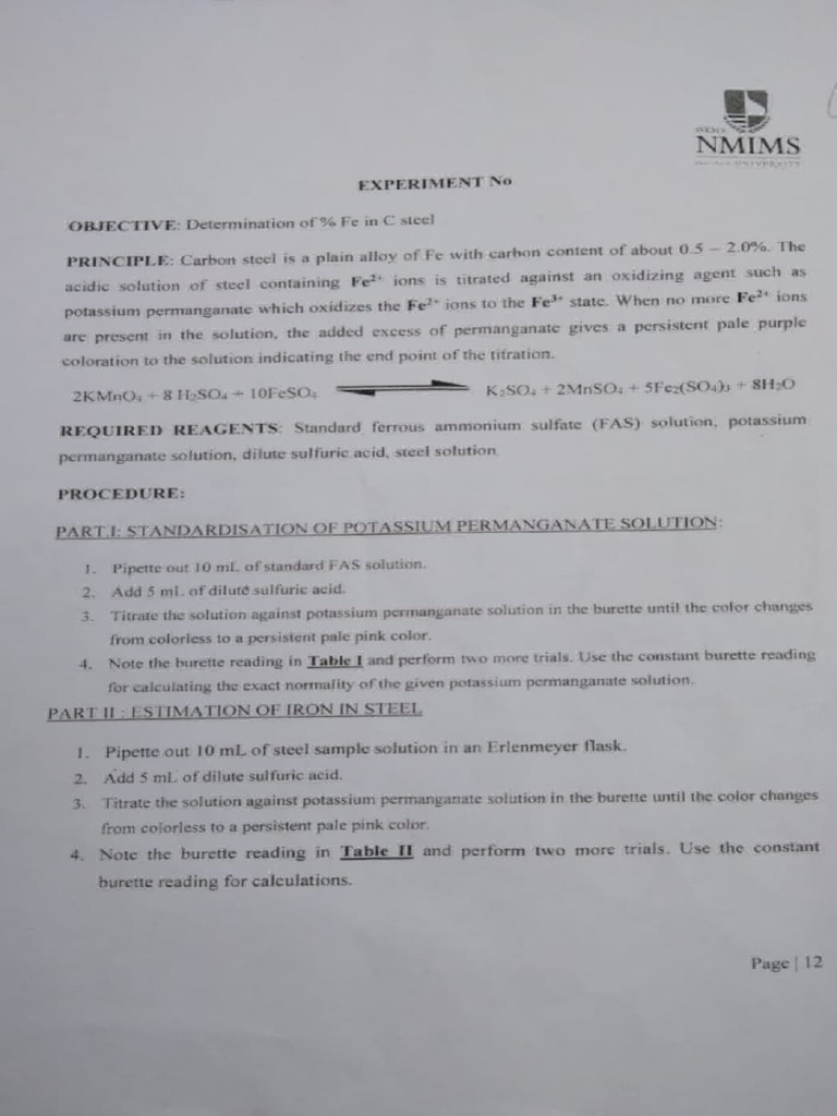 Experiments | PDF | Chemistry | Chemical Elements