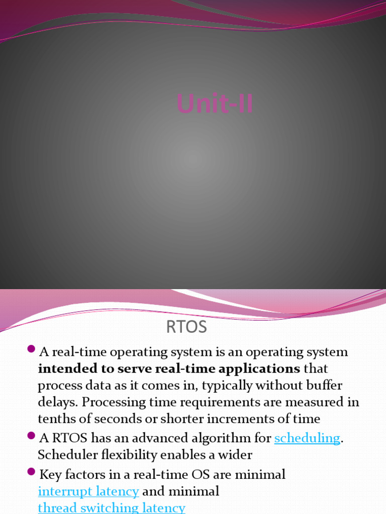 Unit Ii | PDF | Scheduling (Computing) | Process (Computing)