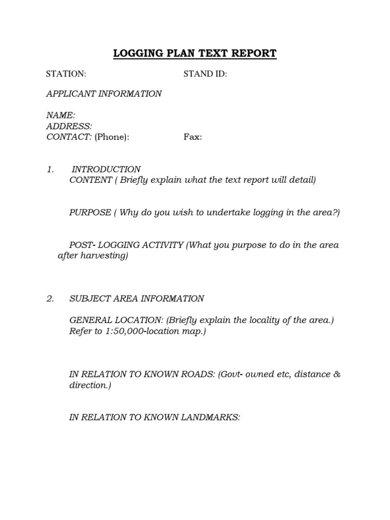 Logging Plan Report Overview | PDF | Earth Sciences