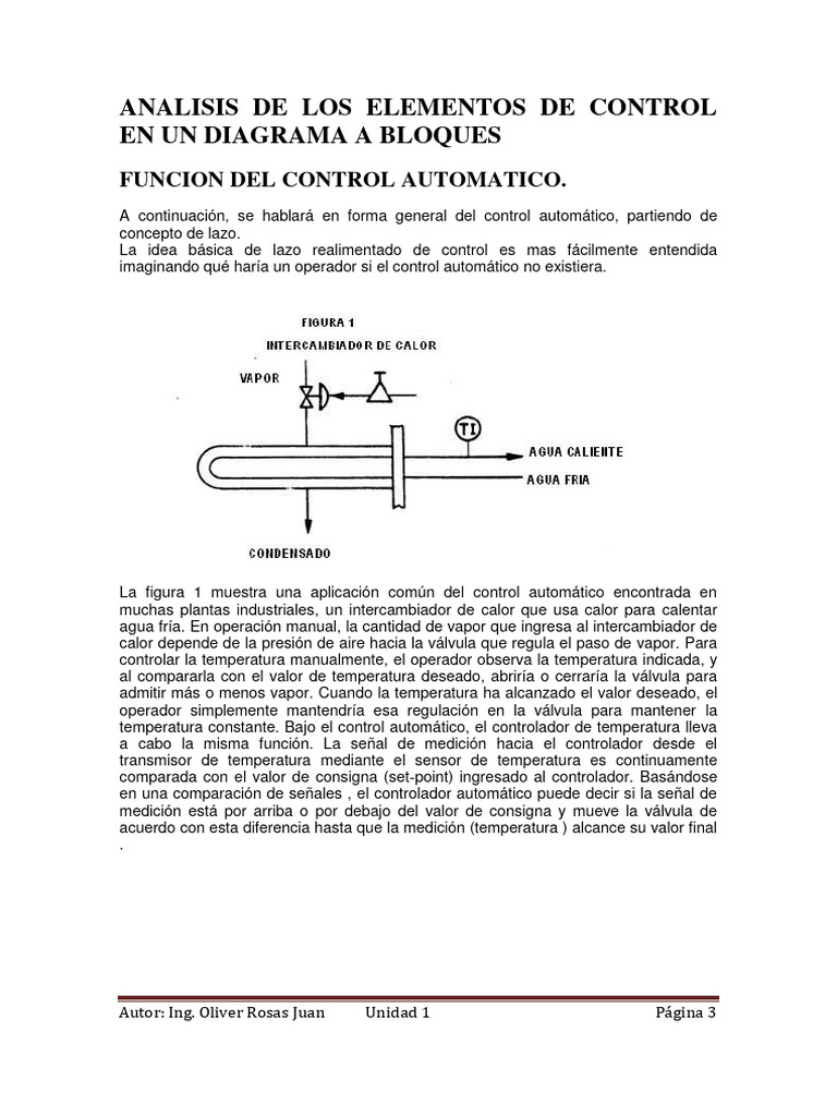 3 Analisis Elementos Control Diagrama Bloques - 3 4 | PDF | Sistema de control | Temperatura