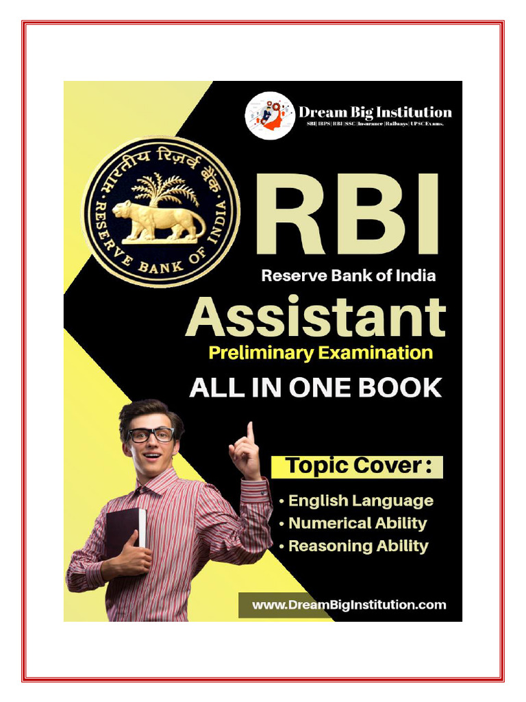 RBI ASST Pre BOOK | PDF | Reason