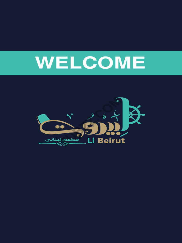 Li Beirut Menu | PDF | Salad | Pizza