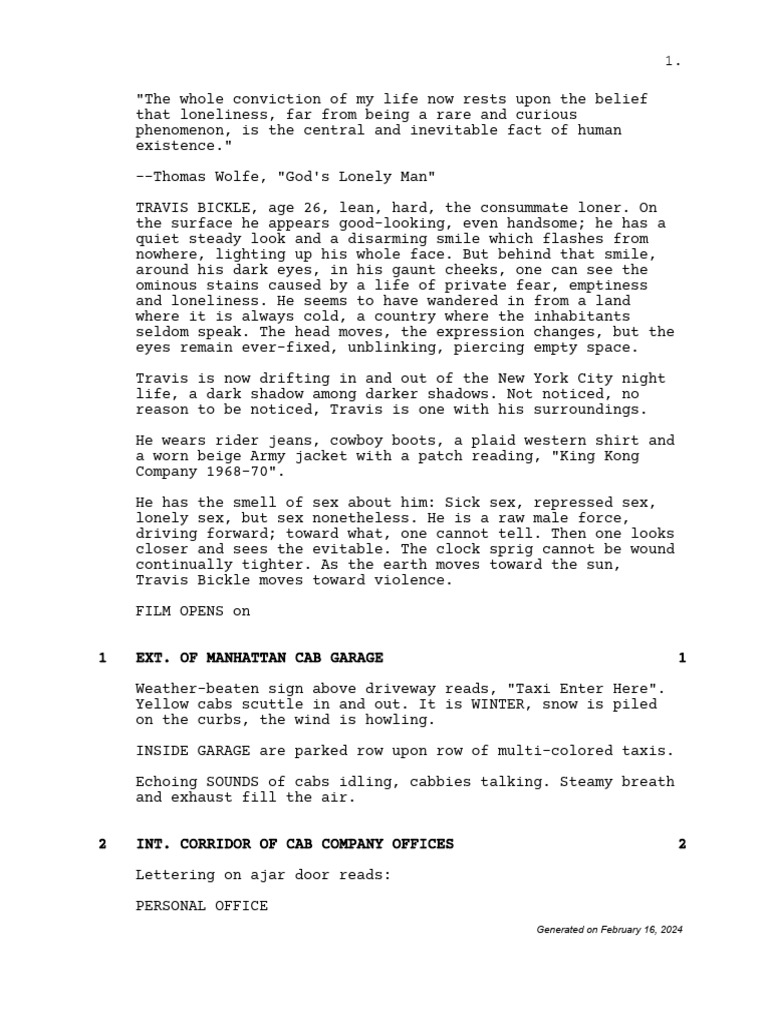 Taxi Driver | PDF | Poetry