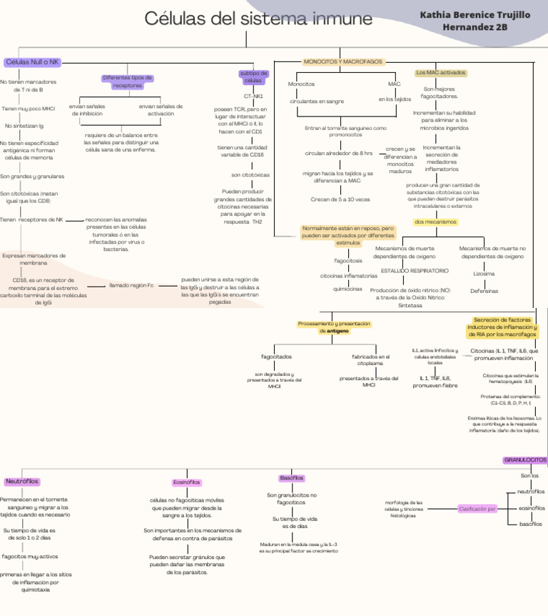 Células Del Sistema Inmune | PDF | Inflamación | Sistema inmune