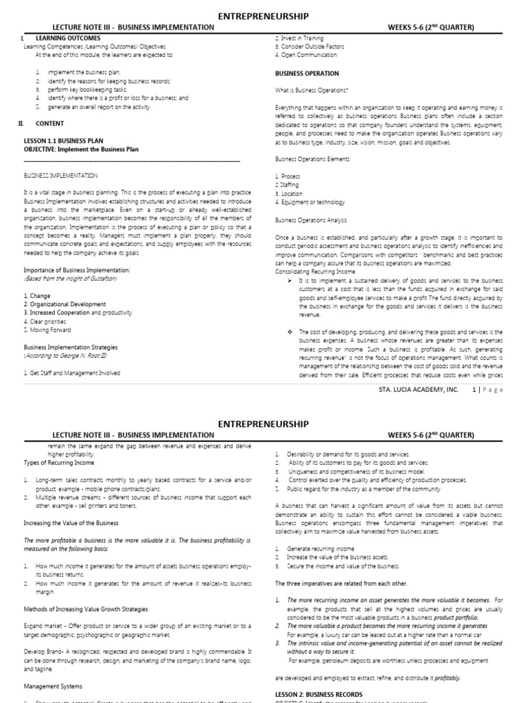 Entrep 5 6 Edited 23 24 | PDF | Bookkeeping | Debits And Credits