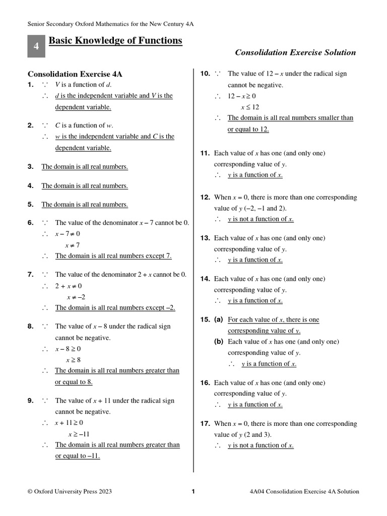 OSM ConsolEx 4A04 4a Sol e | PDF | Function (Mathematics) | Mathematical Logic