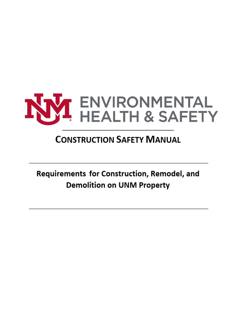 construction-safety-manual | PDF | Occupational Safety And Health ...