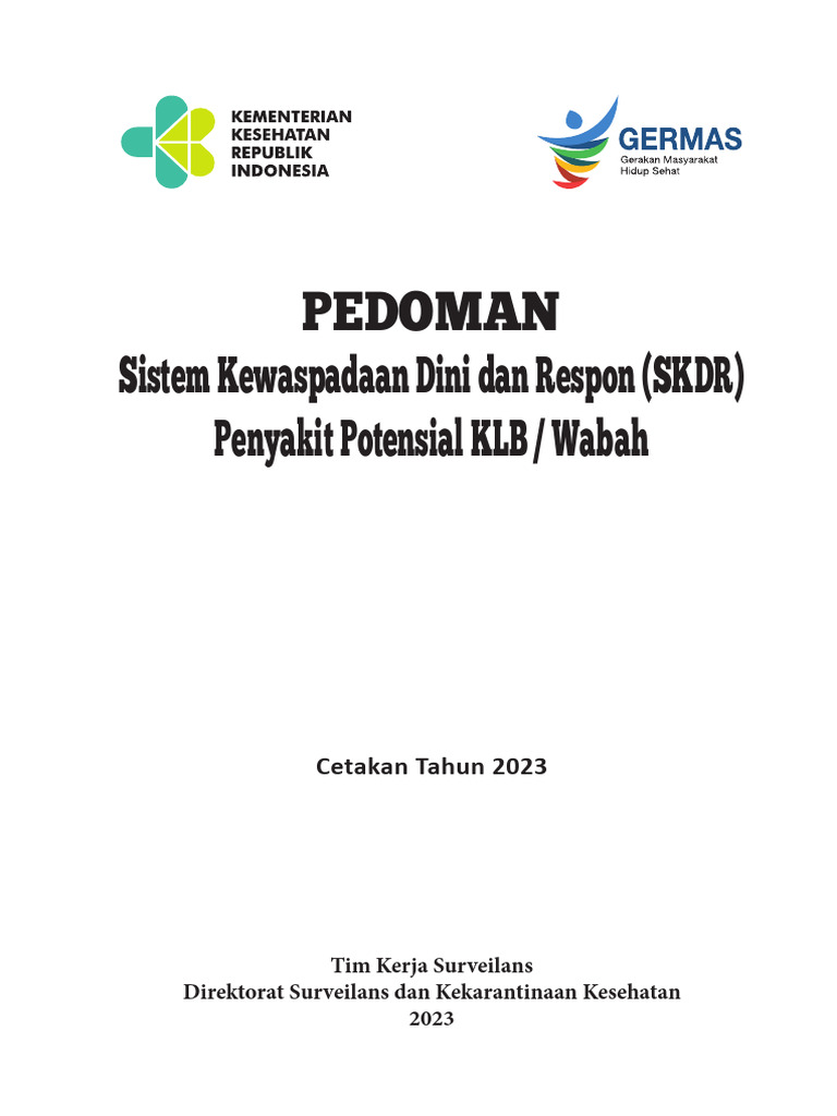 Buku Pedoman SKDR PP KLB 2023 | PDF