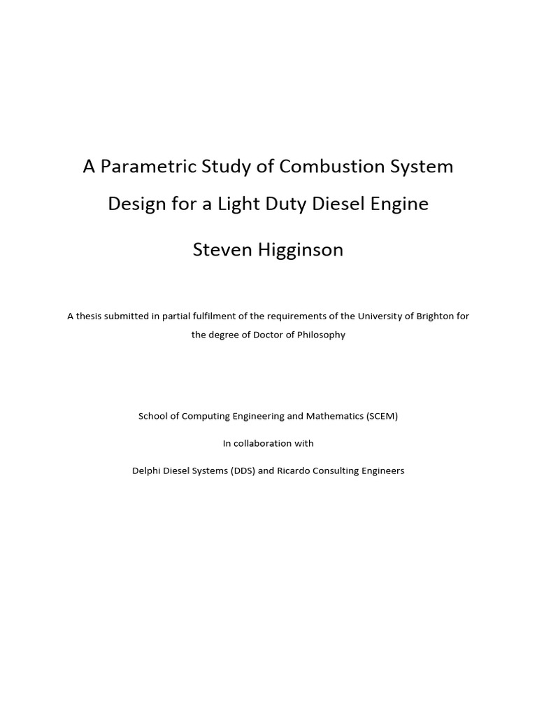 Thesis Final Corrections 140930 | Download Free PDF | Diesel Engine ... Thesis Final Corrections 140930 | Download Free PDF | Diesel Engine ...