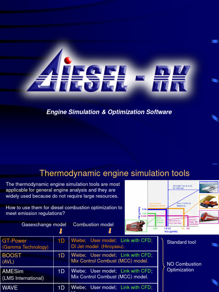 Diesel-RK Combustion Model Overview | PDF | Diesel Engine | Fuel Injection