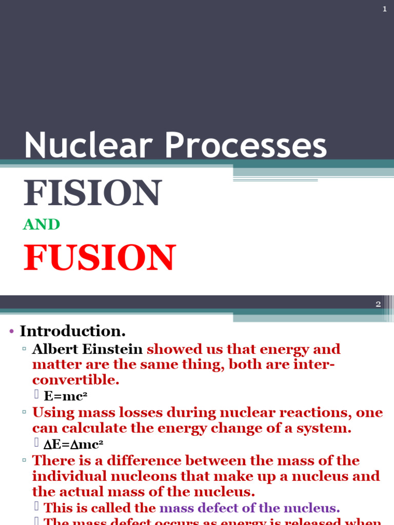 8 Nuclear Processes | PDF | Nuclear Physics | Nuclear Fusion