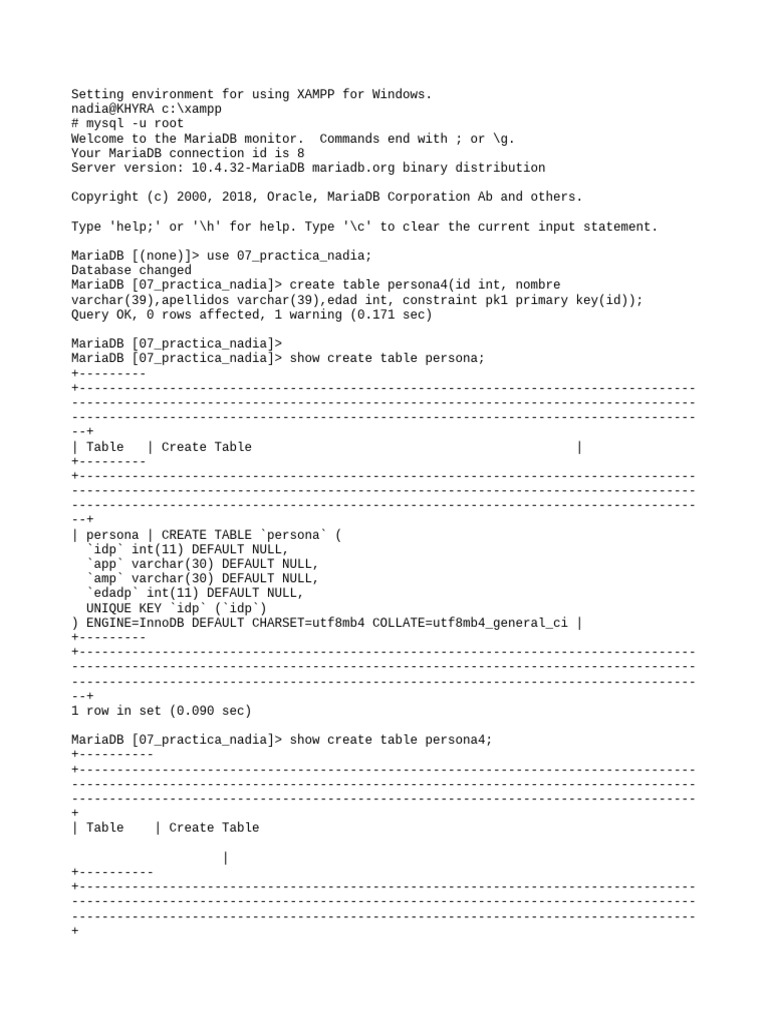 Practica 4 Pdf Computing Databases