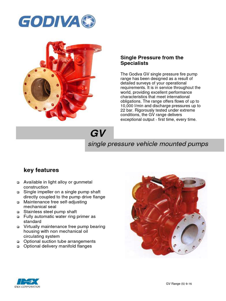 GV Range 5 9-16 | PDF | Pump | Energy Technology