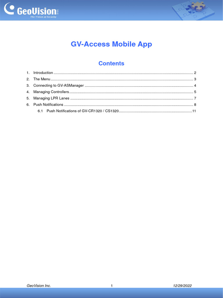 GV-Access Installaion Guide | PDF | Access Control | Computer Engineering