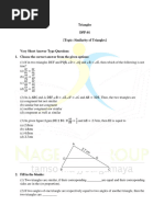 6.triangles PYQs | PDF | Triangle | Elementary Mathematics