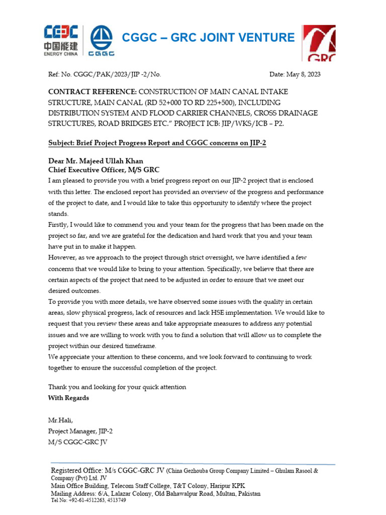 Brief Cover Letter | PDF