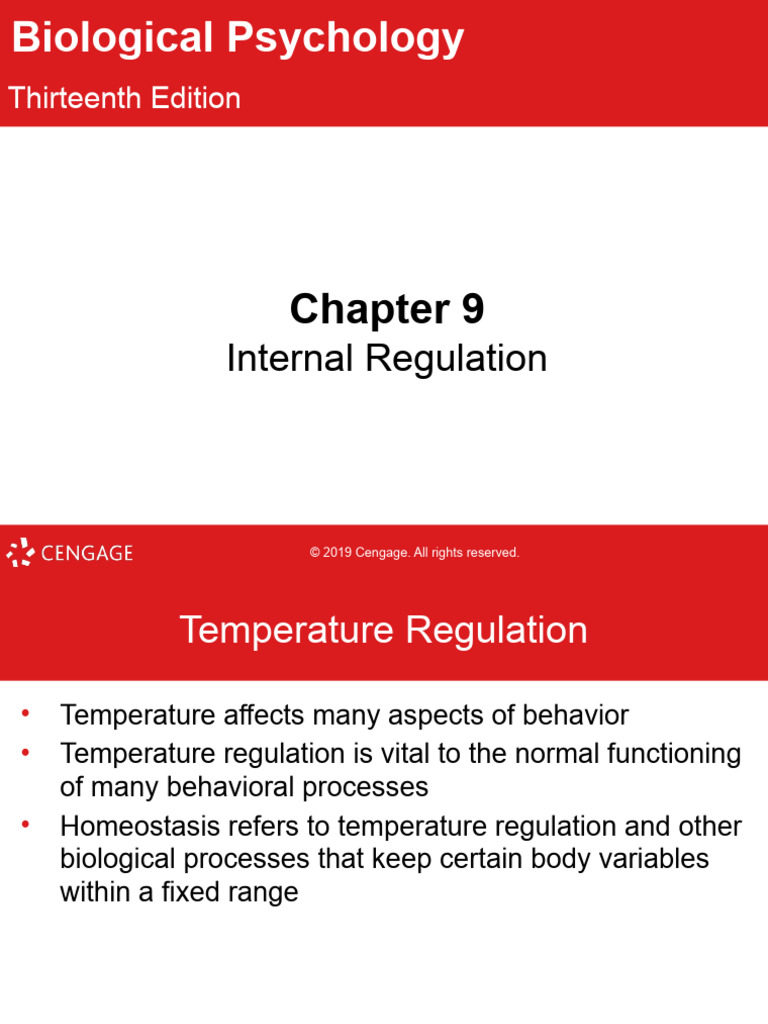 Internal Regulation in Biological Psychology | PDF | Angiotensin | Glycogen
